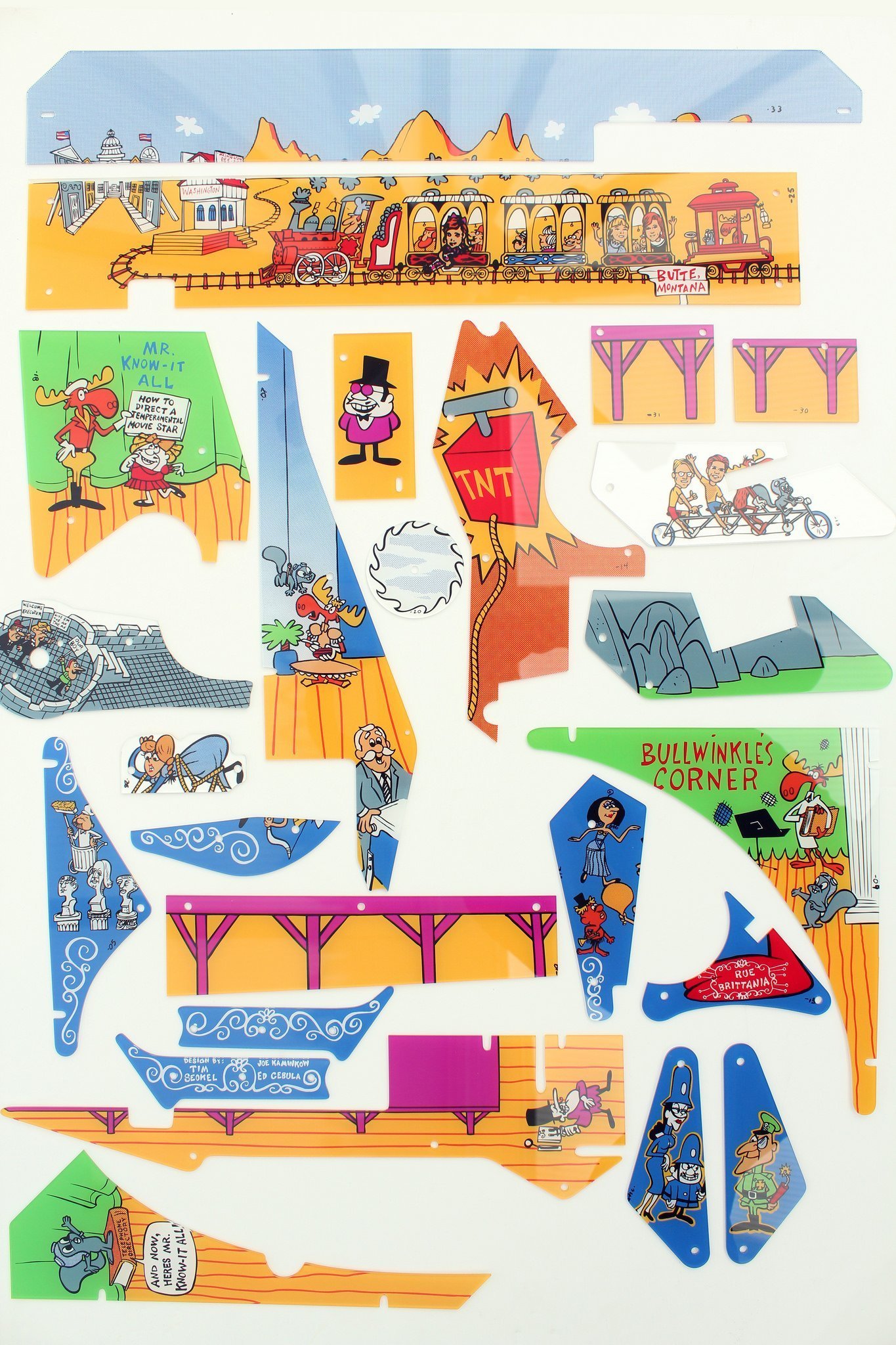 Pinball Plastic Sets | Replacement Pinball Plastics Parts | Retro Refurbs